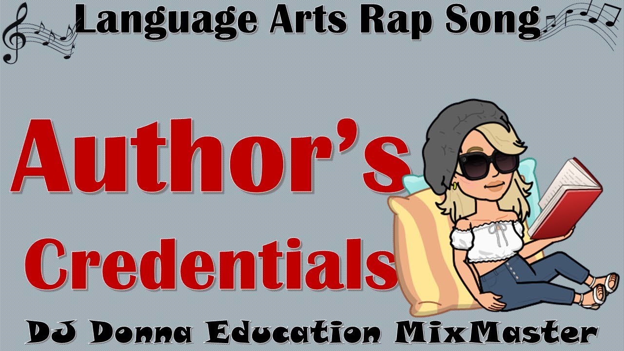 Literary Rap Song #81 Author's Credentials - YouTube