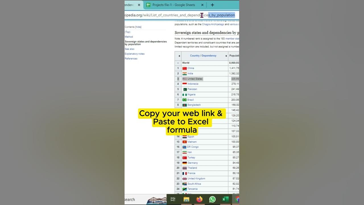 #Excel Pro Trick : How to Import Data from Web to Excel.#exceltutorial #teachexcel2m - YouTube