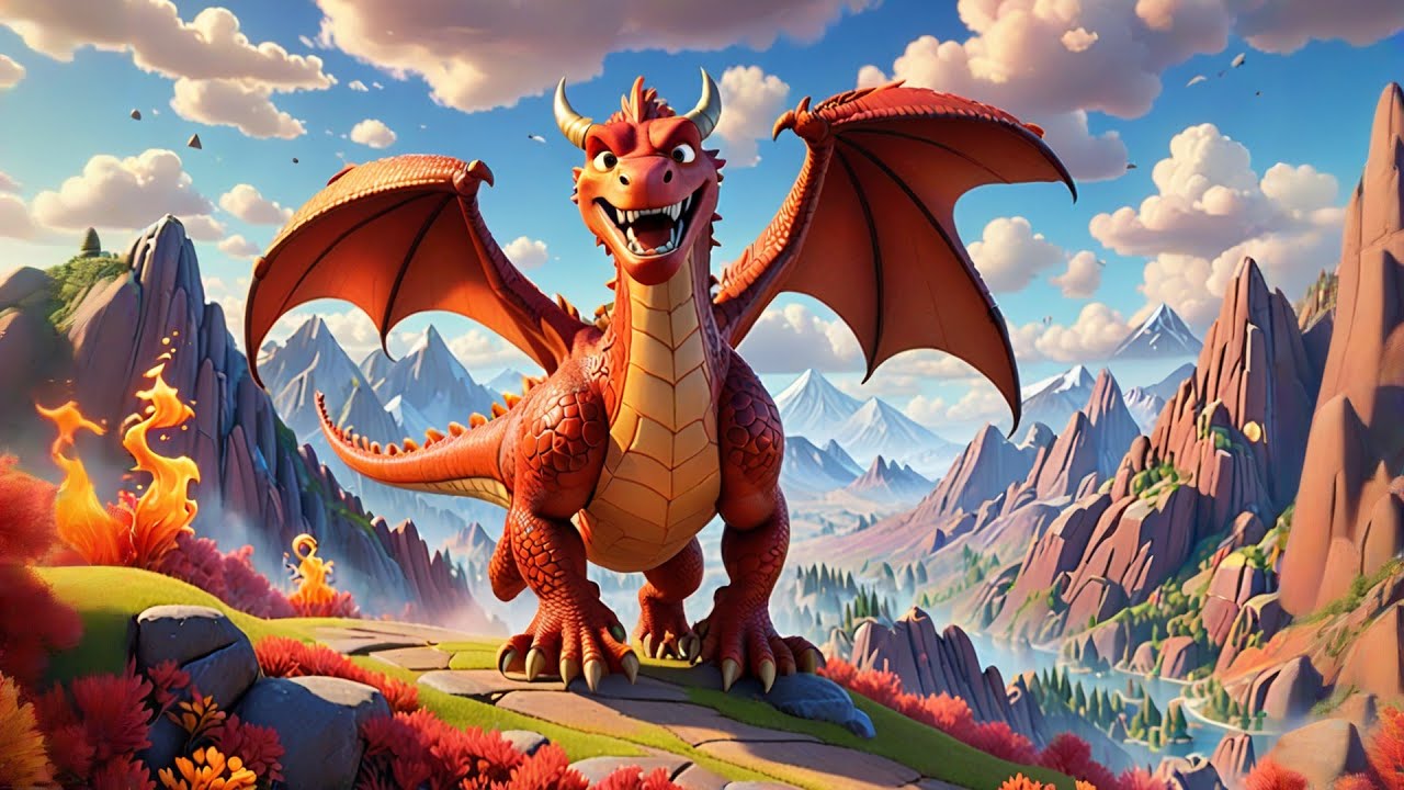The Dragon Who Loved to Paint 🐉🎨 | Creative Nursery Rhyme for Kids ...