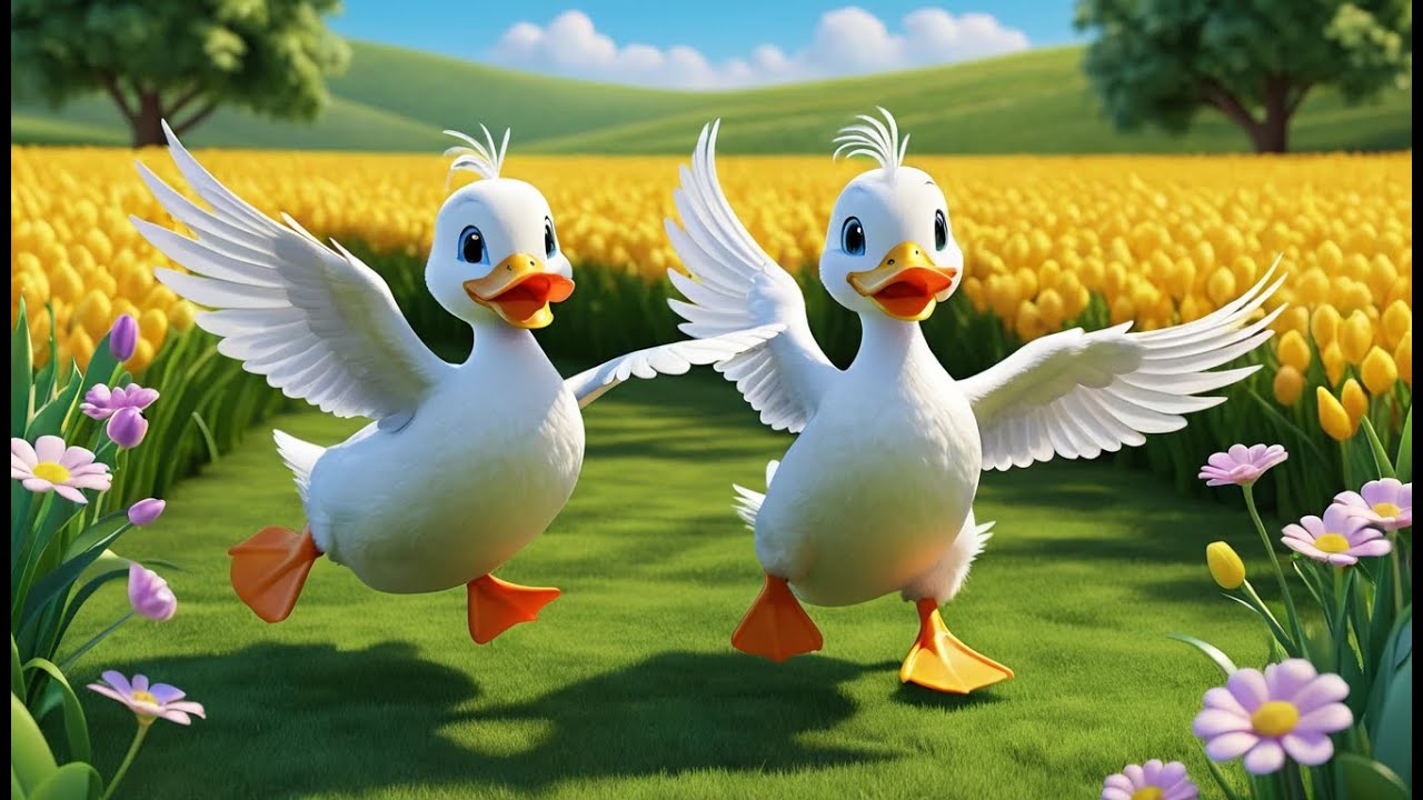 Ducky Flappy Wings Go Flap Flap Flap | Cute Duckling Nursery Rhyme for ...