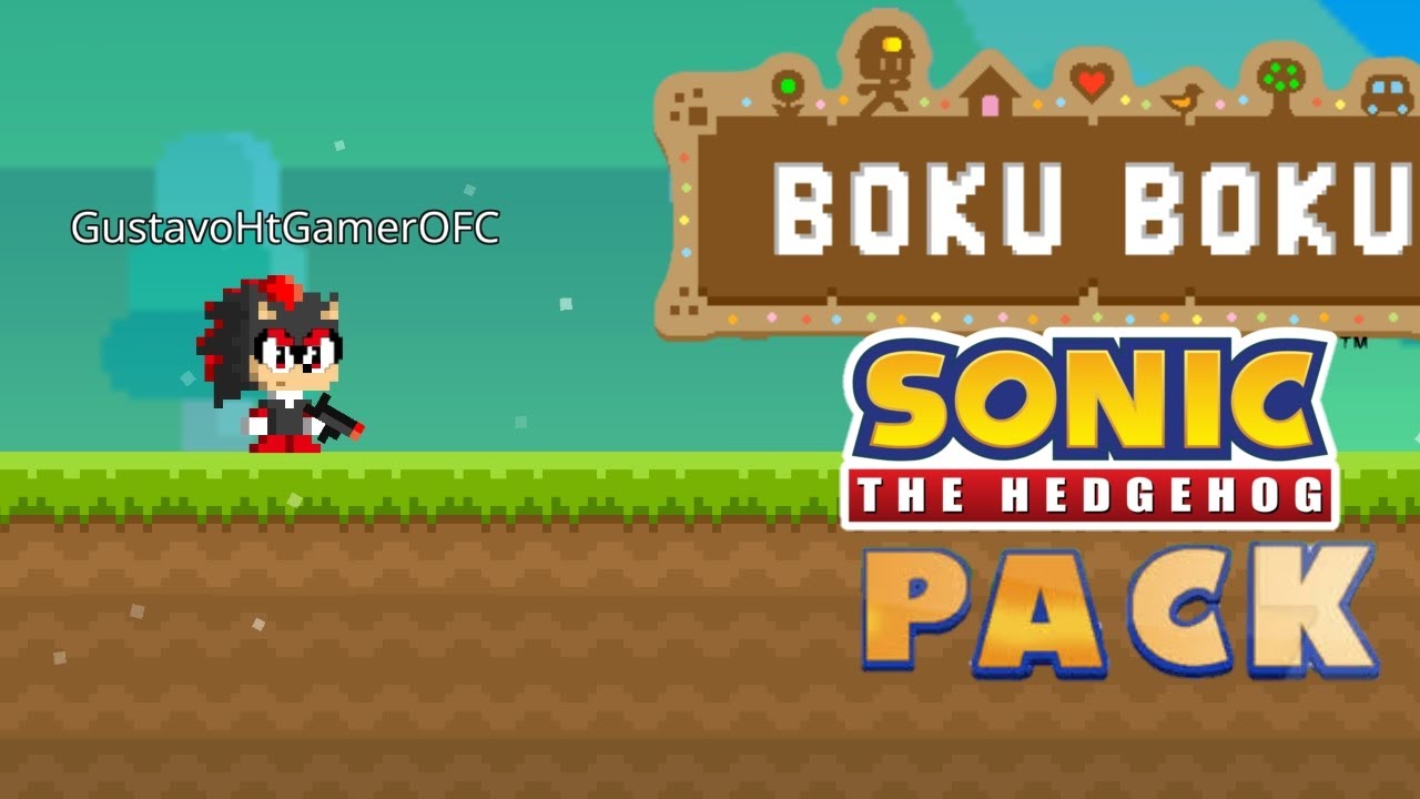 Como Fazer o ShadowTheHedgehog no BOKU BOKU [BOKU BOKU SONICTHEHEDGEHOG PACK] - YouTube