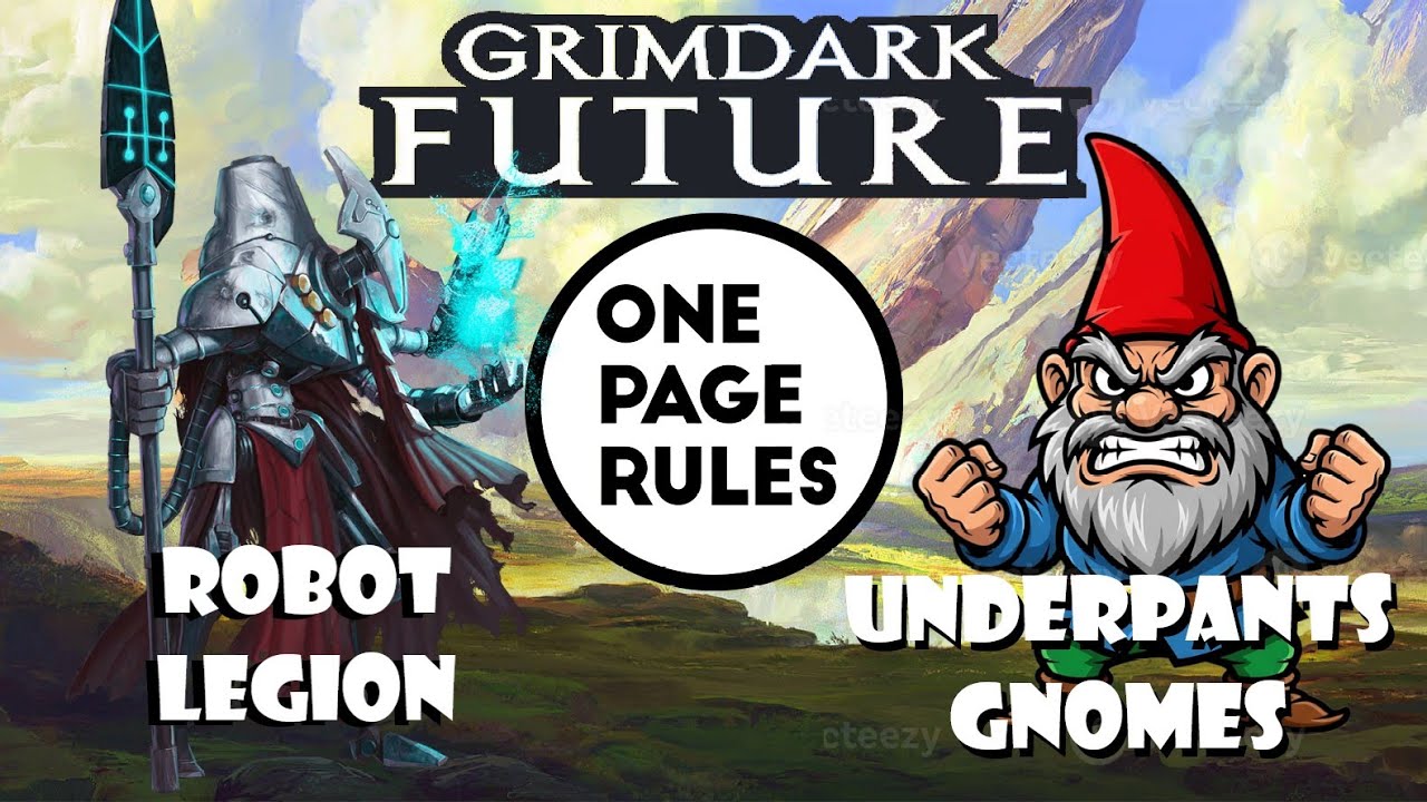 One Page Rules : Robot Legion vs Ratmen Clans 2000pts 3.5 - YouTube