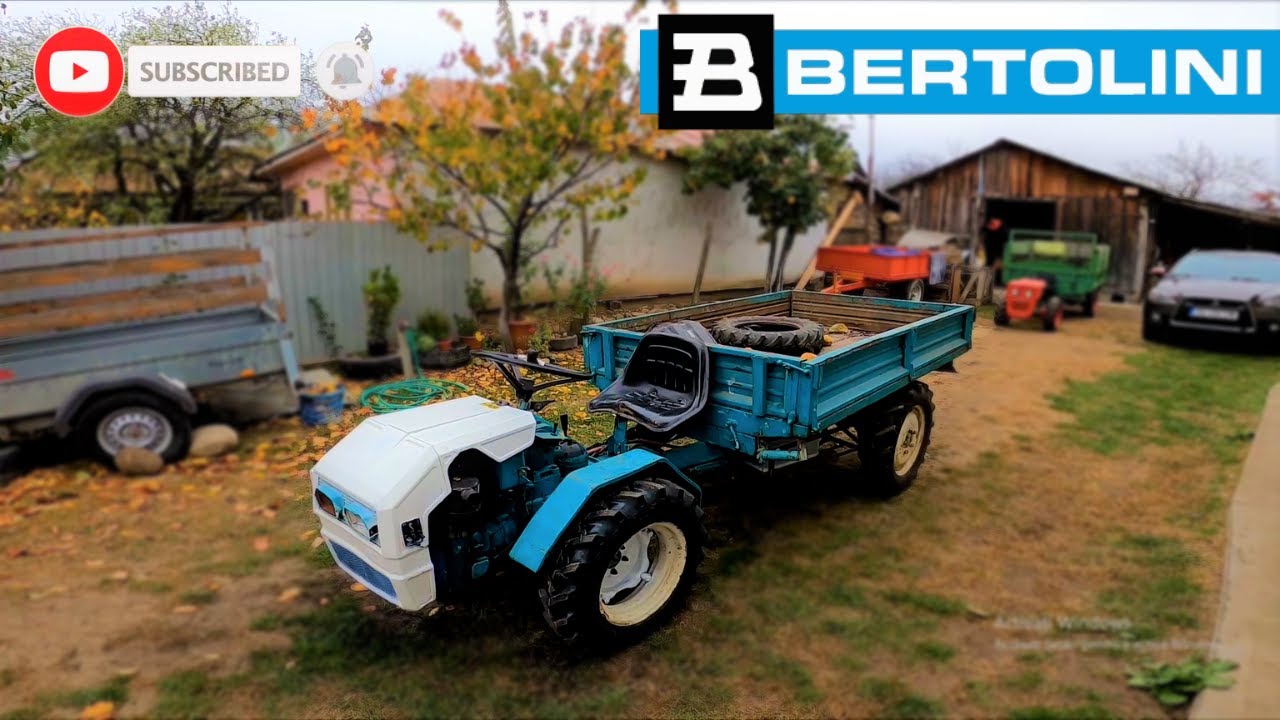Prezentare si Pornire Motoagricola Bertolini - Lombardini LDA100 - YouTube