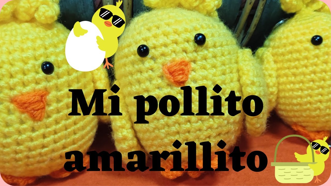 //Llavero mi Pollito Amarillito// #amigurumi #crochet - YouTube
