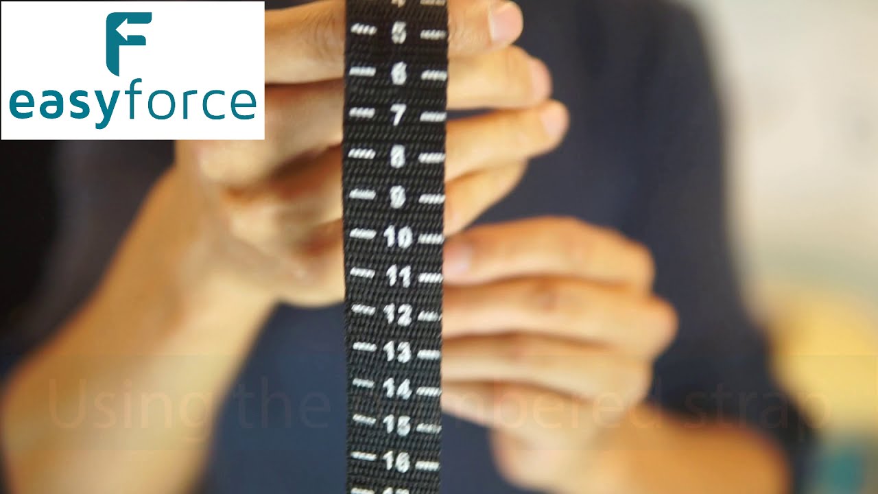 EasyForce - Using the Numbered Strap Attachment - YouTube