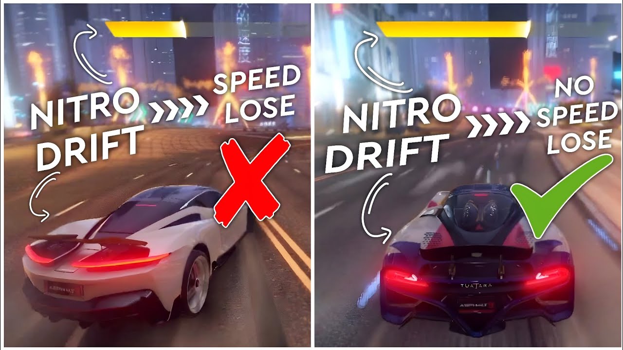 Asphalt 9 | How To Drift Without Losing Speed & Recharge Nitro - YouTube