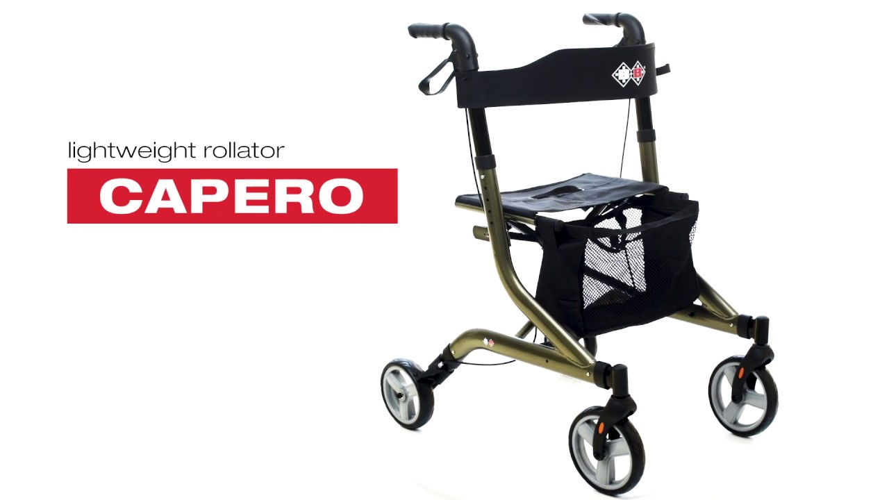 Capero Lightweight rollators - YouTube