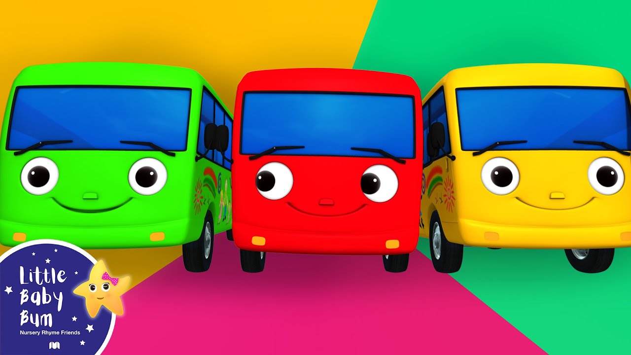Rainbow Buses + Wheels on the Bus ! | 🚌Wheels on the BUS Songs! 🚌 ...
