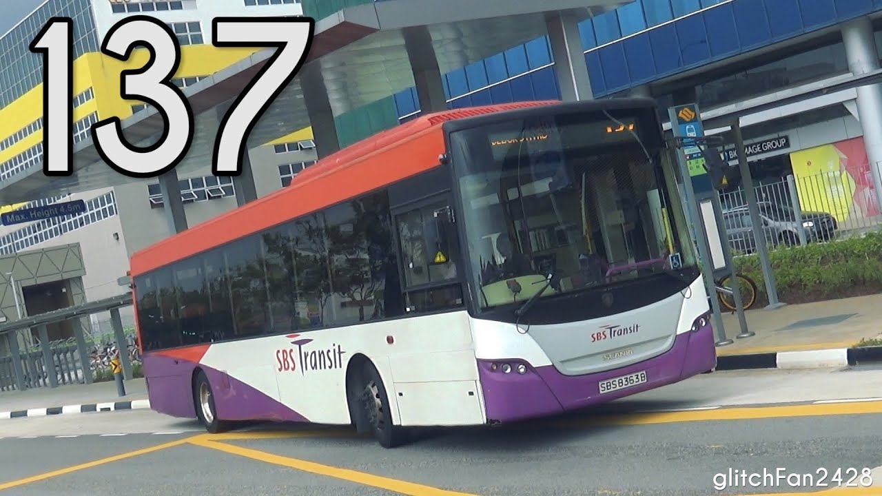 [SBST] First Day - SBS8363B on New Service 137 - Scania K230UB Euro IV ...
