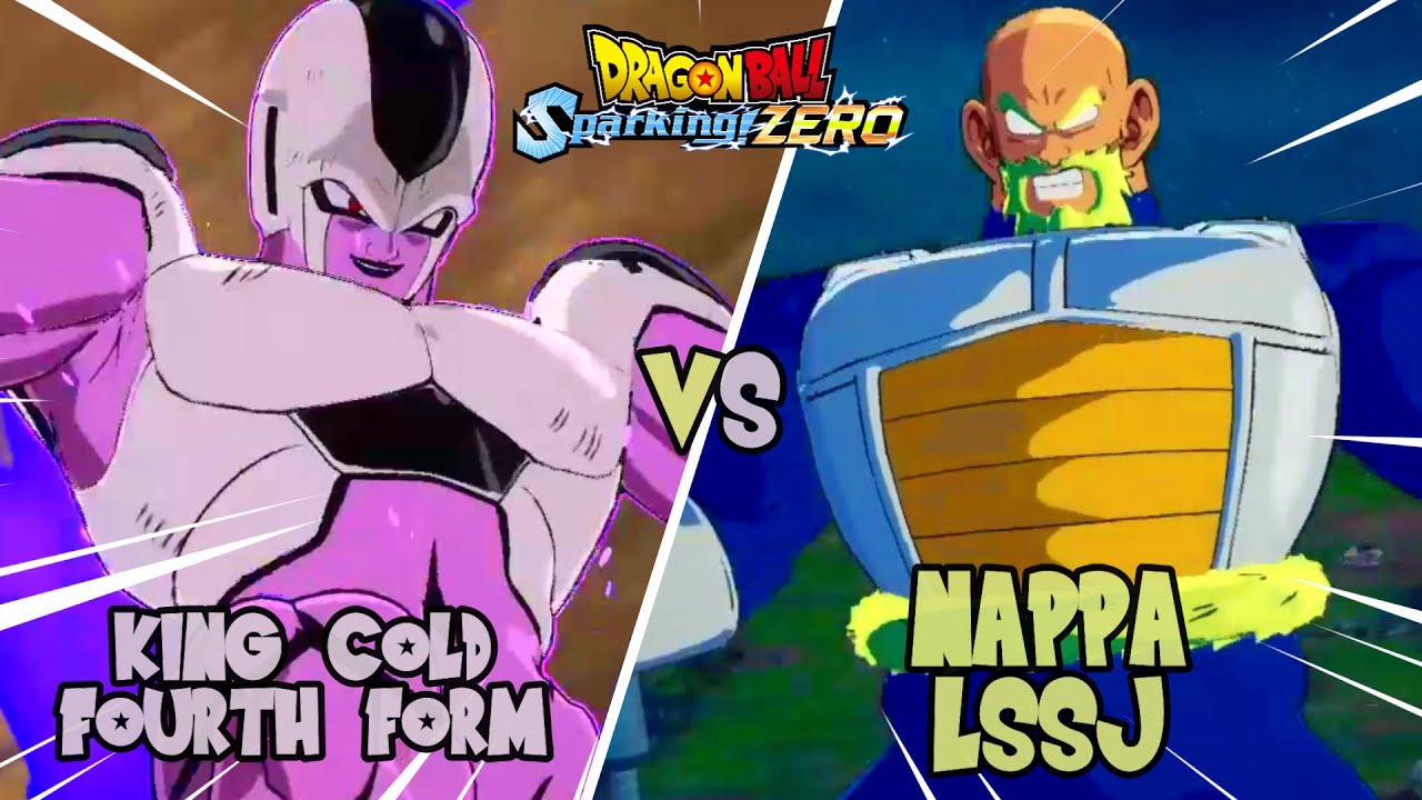 DB Sparking Zero | King Cold (4th Form) Vs Nappa (Legendary Super ...