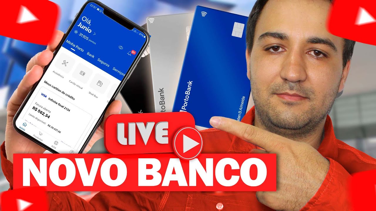 💳LIVE! EXCLUSIVO! NOVO BANCO PORTO BANK, NOVIDADES. - YouTube