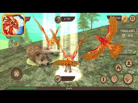 Phoenix Sim 3D: Mythical Phoenix Bird - Android Gameplay - YouTube