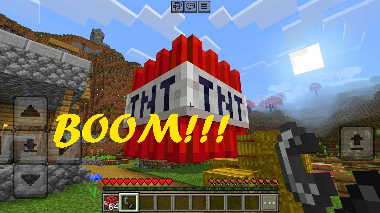 MEGA TNT EXPLOSION🤯 | Minecraft Mod - YouTube