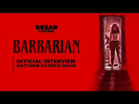 'Barbarian' Interview - Actor Matthew Patrick Davis - YouTube