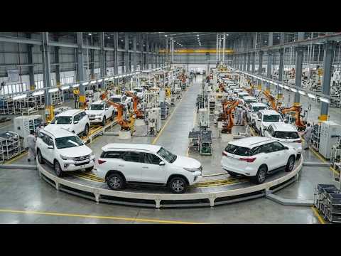 How Is the Toyota Fortuner Made  🚙   Inside the 7 Seater SUV Factory