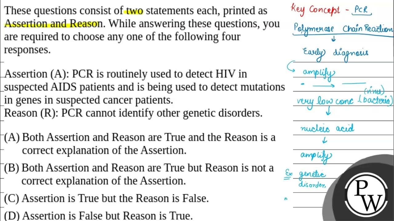 These questions consist of two statements each, printed as Assertion and Reason. While answering ...
