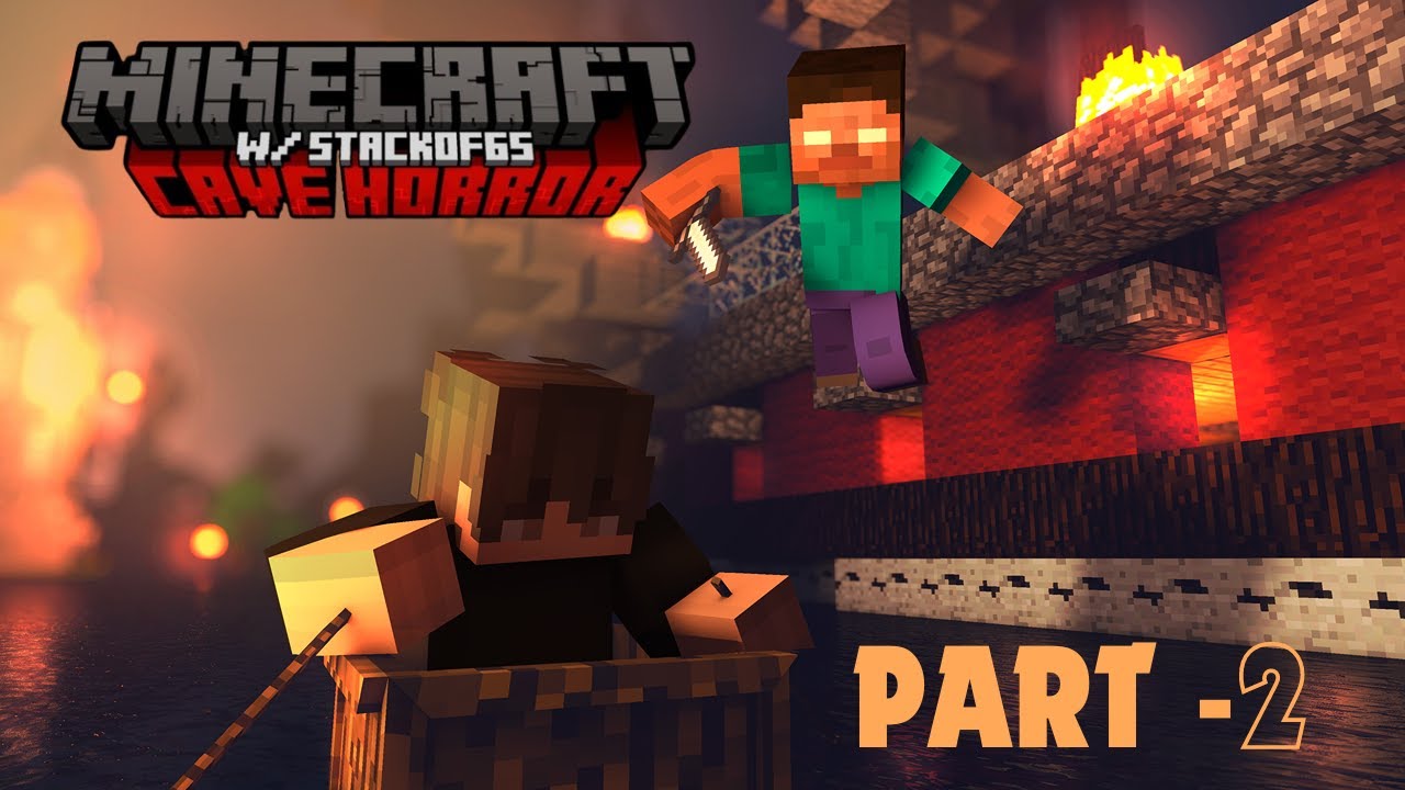 🔴The Cave Horror Project is terrifying | Minecraft Mod Review Live ...