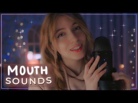 ASMR INTENSE MOUTH SOUNDS very close to the BlueYeti 💖 ✓SUB