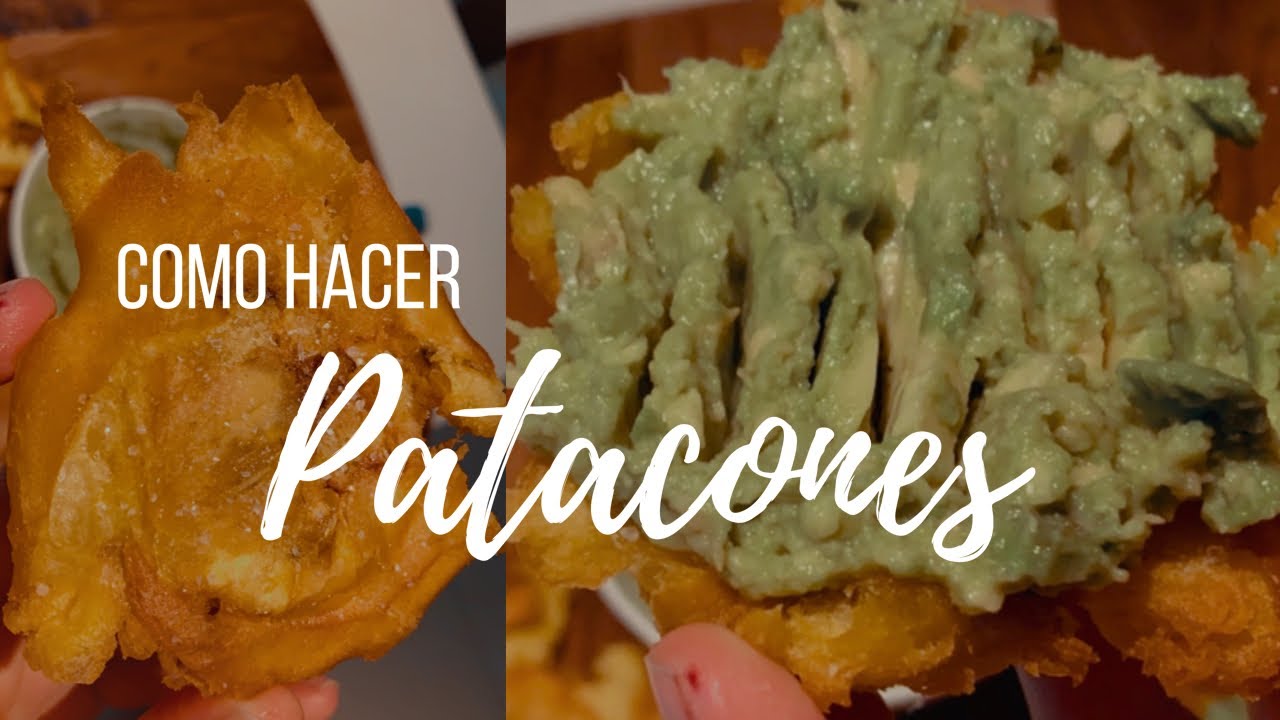 RECETA: Como hacer patacones - YouTube