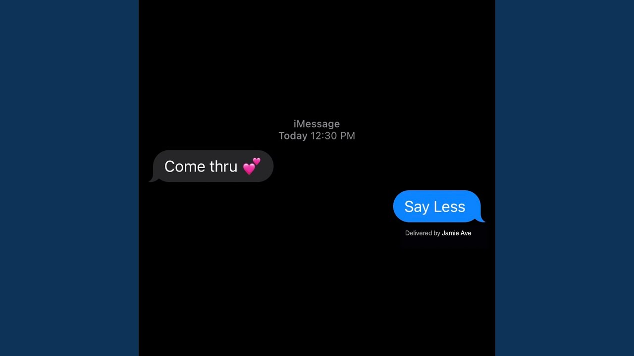 Say Less - YouTube