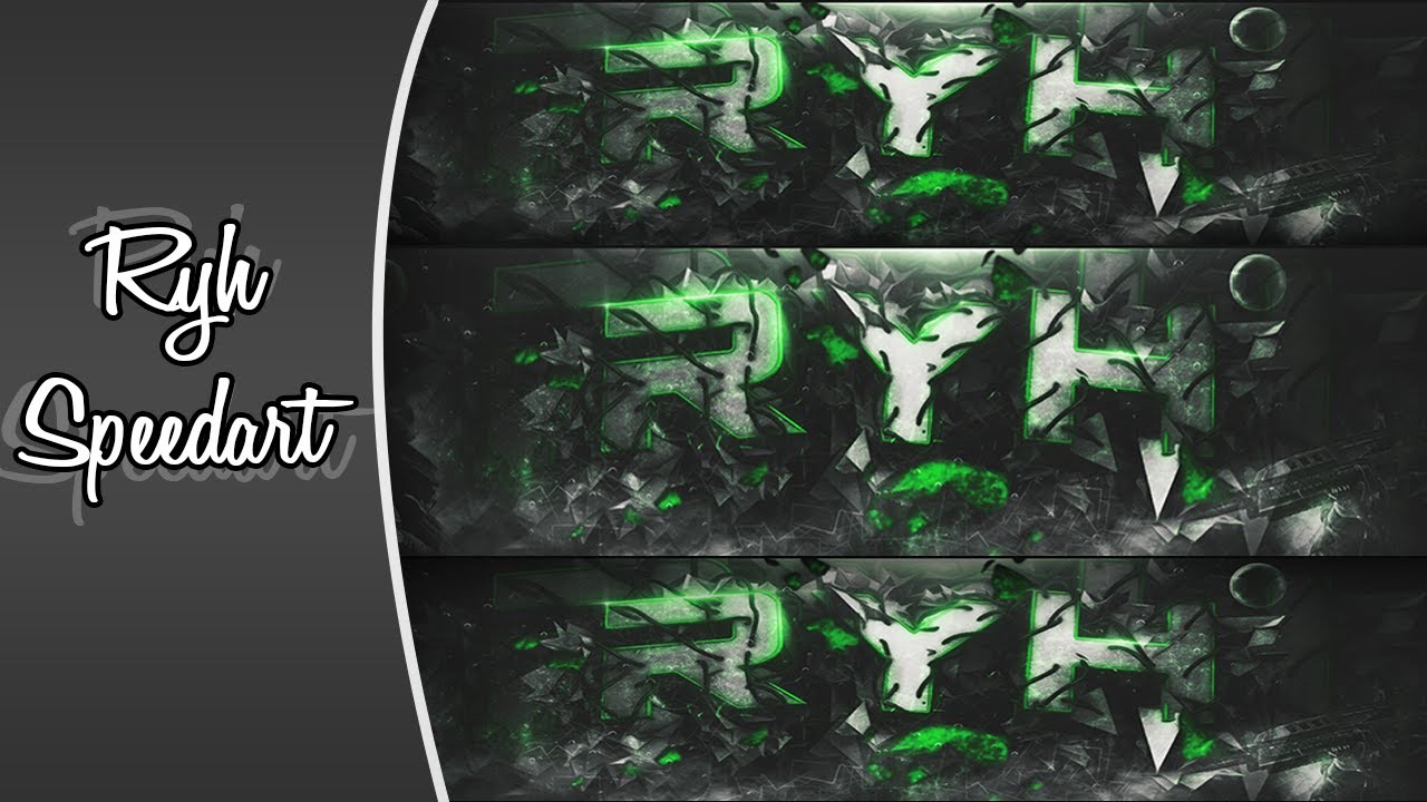 First Ever Speedart - Personal Banner - YouTube