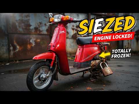 Can I get this 1983 2 stroke Moped to run. Suzuki Love 50cc moped, siezed moped engine