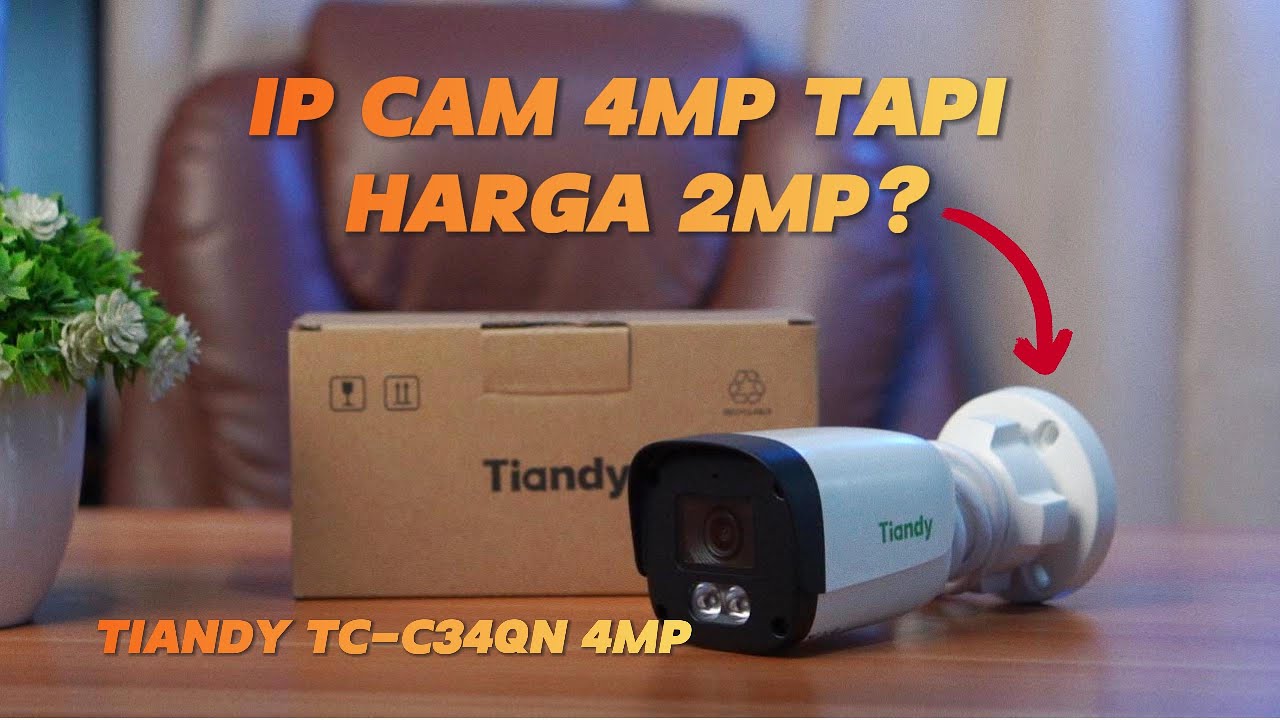 REVIEW l IP CAM TIANDY TC C34QN 4MP - YouTube