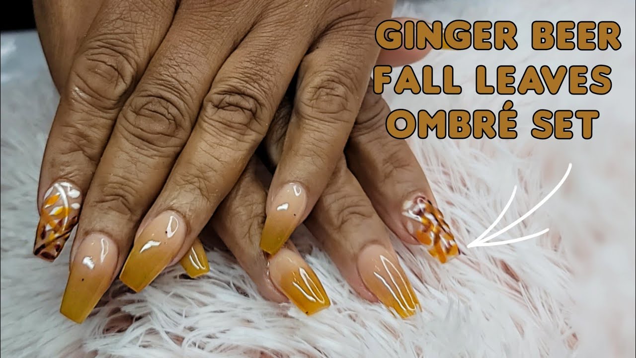 Ginger Beer Fall Leaves Ombré Set |Client Work| - YouTube