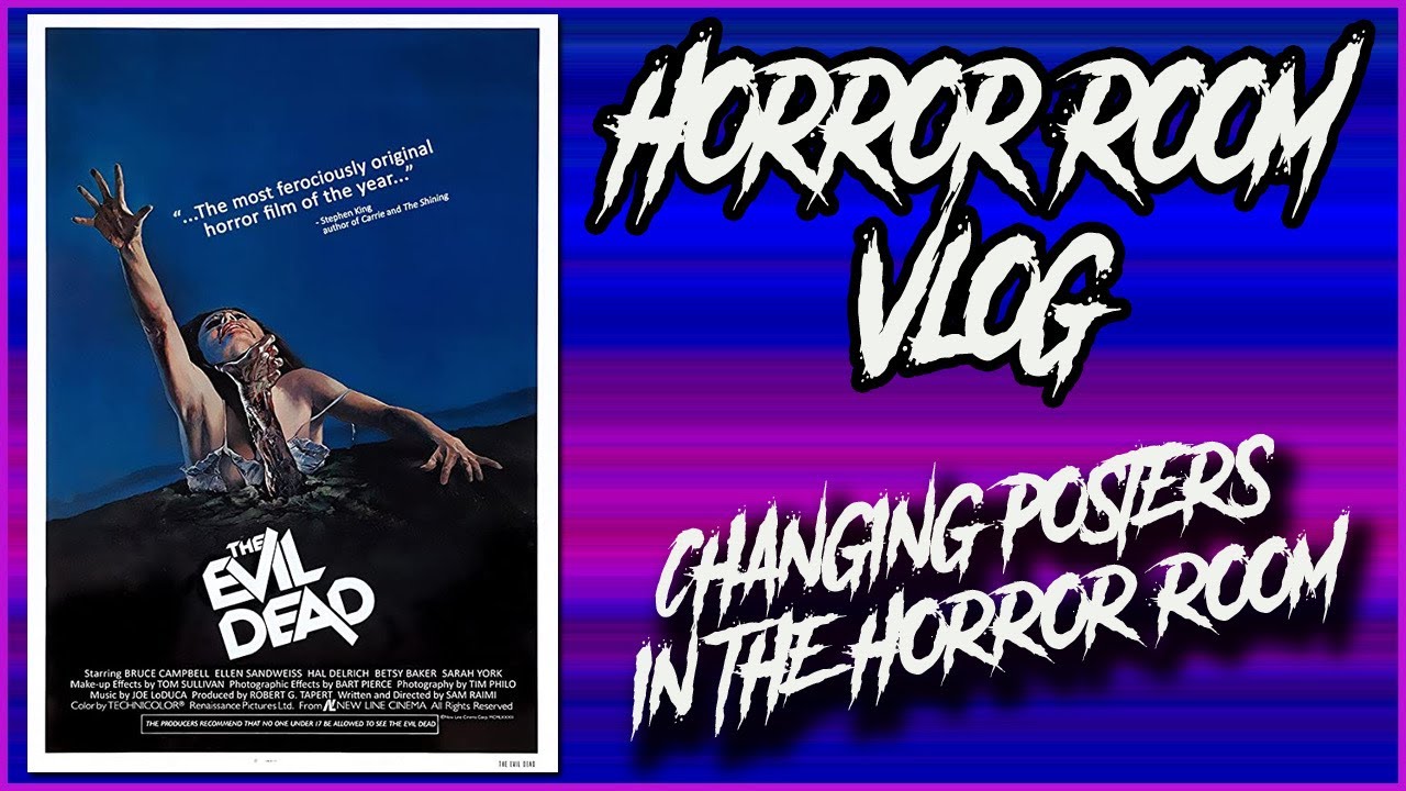 Horror Room VLOG | Changing Posters In The Horror Room | Christian ...