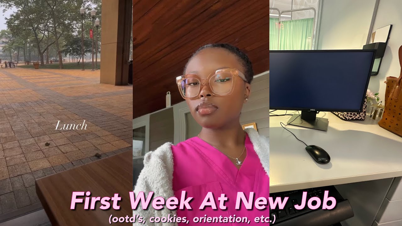 My First Week At My New Job! | AshleySharice - YouTube