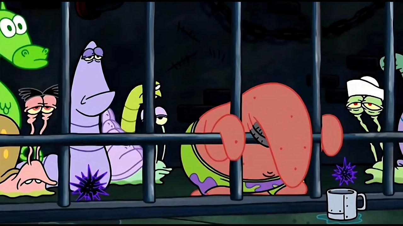 Patrick Star was so miserable and was beaten in all kinds of ways - YouTube