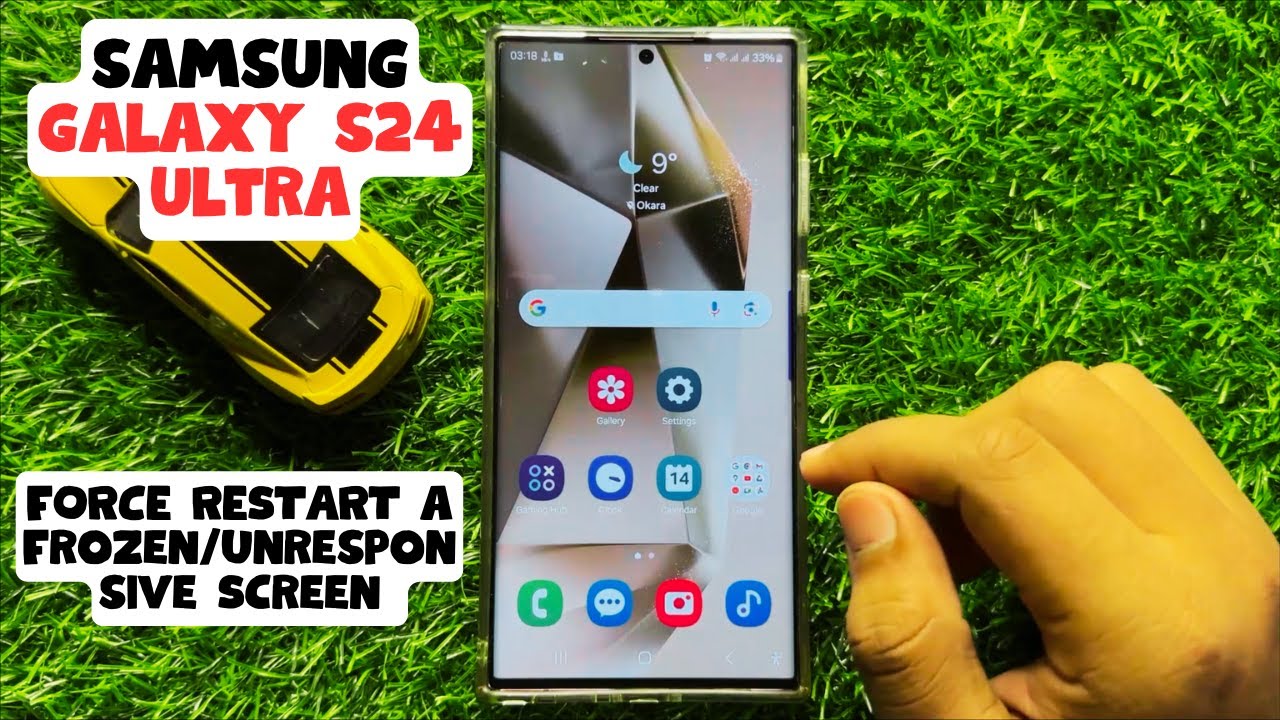 How to FORCE RESTART a Frozen/Unresponsive Screen Samsung Galaxy S24 ...