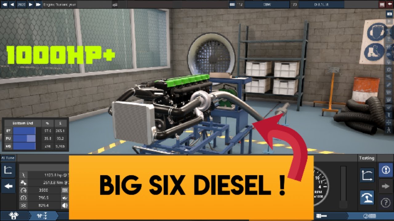 Big diesel engine build in Automation check it out! - YouTube