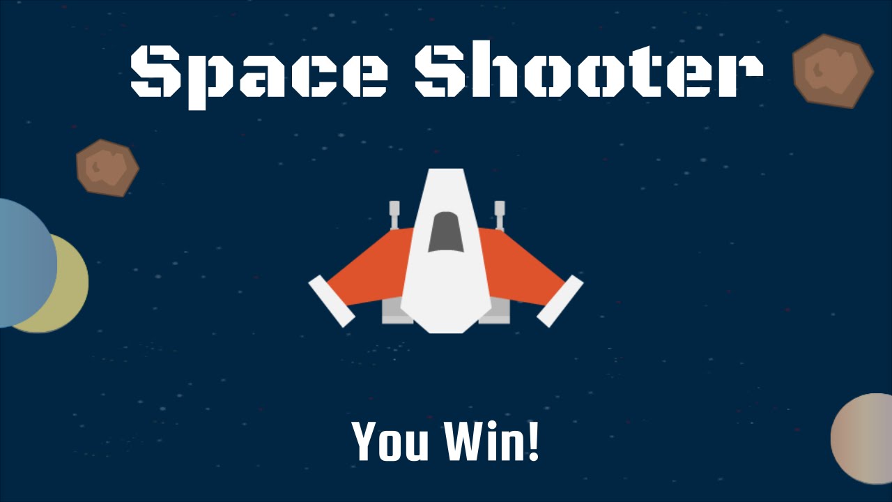 Space Shooter - You Win - YouTube