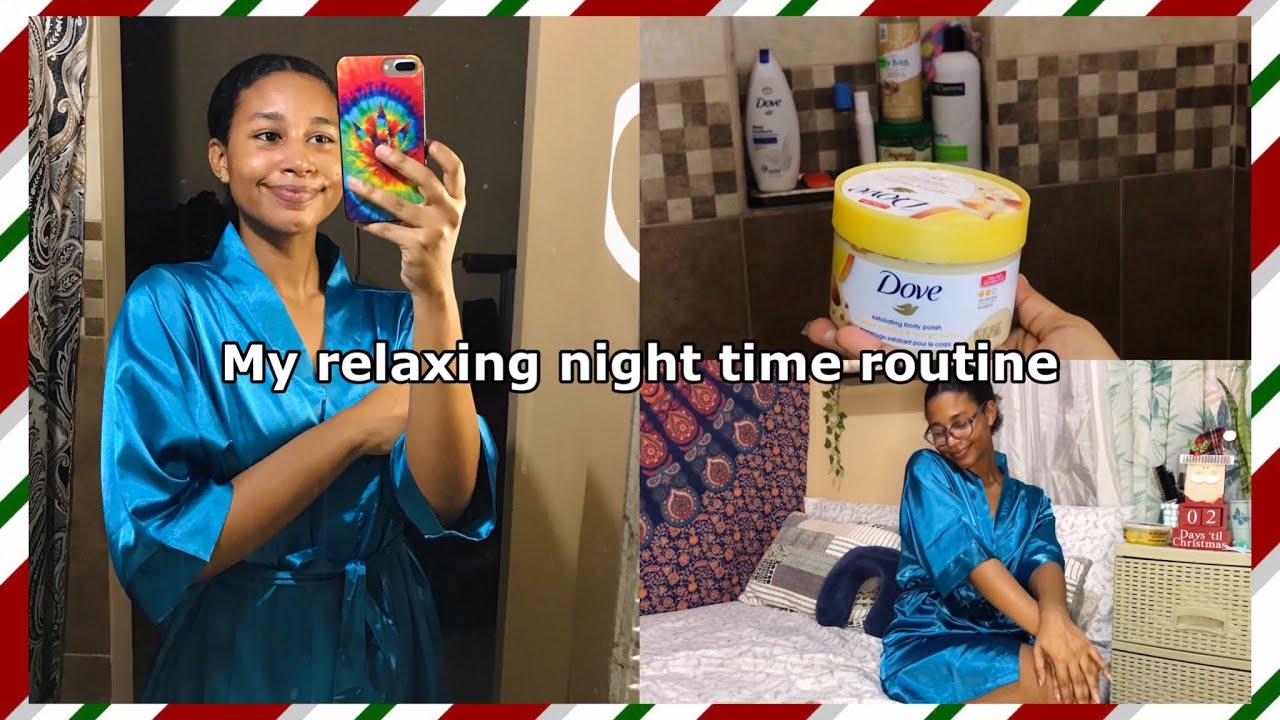 MY NIGHT ROUTINE *relaxing* | VLOGMAS - YouTube