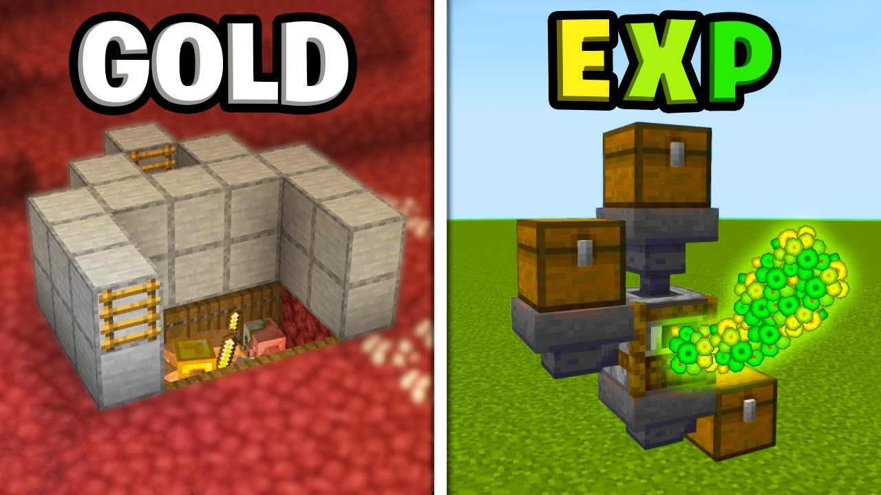 5 SMALL STARTER FARMS in MINECRAFT (EASY) - YouTube