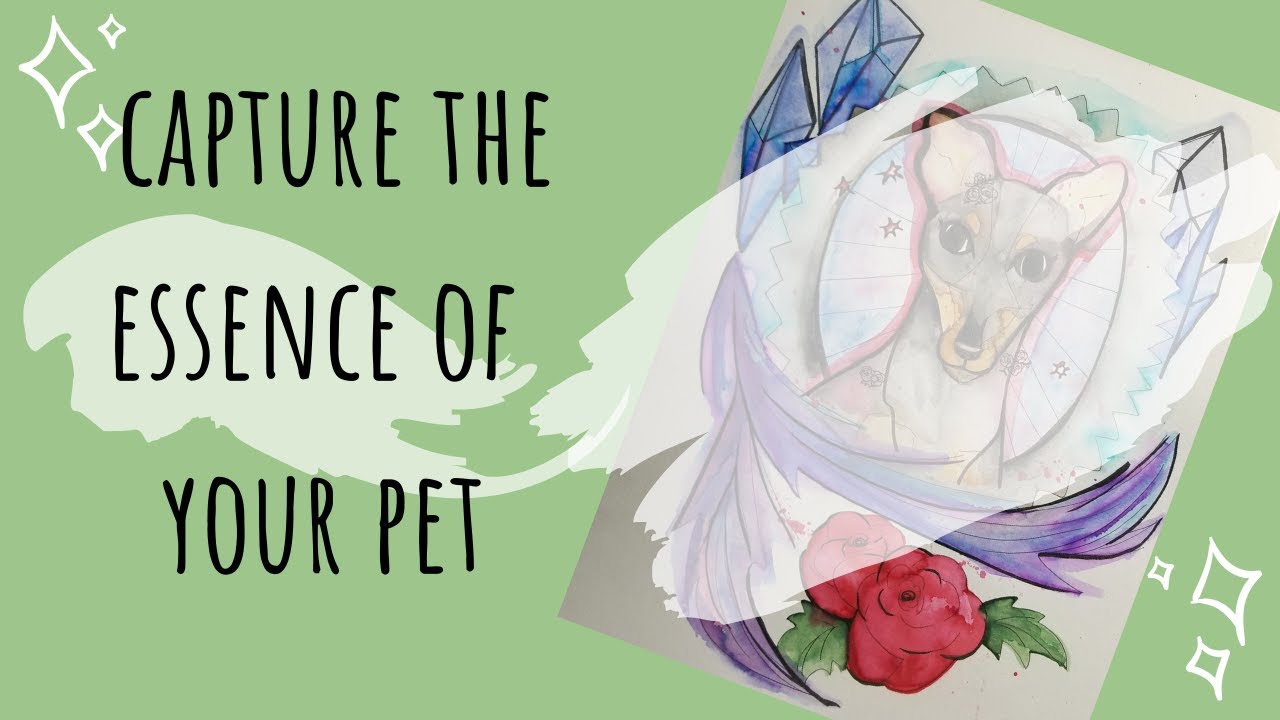 Intuitive Pet Portrait Painting in Watercolor - YouTube