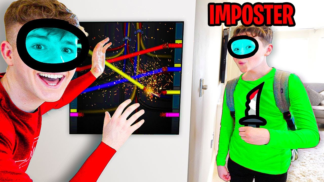 Among Us but in REAL LIFE (IMPOSTER IQ 9,999,999%) - YouTube