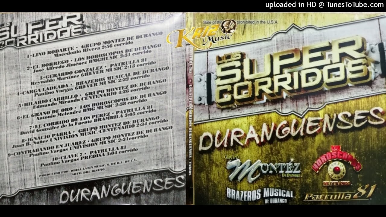 Los Super Corridos Duranguenses Mix - Disco Completo - YouTube