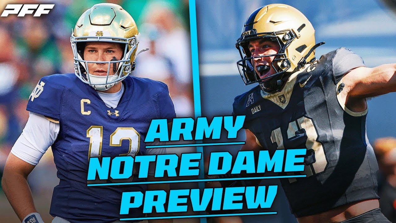 Notre Dame vs. Army Preview and Prediction | PFF - YouTube