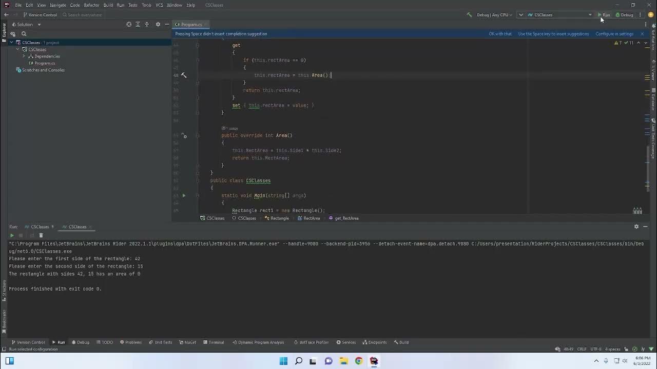 Modifying Rectangle Class - YouTube