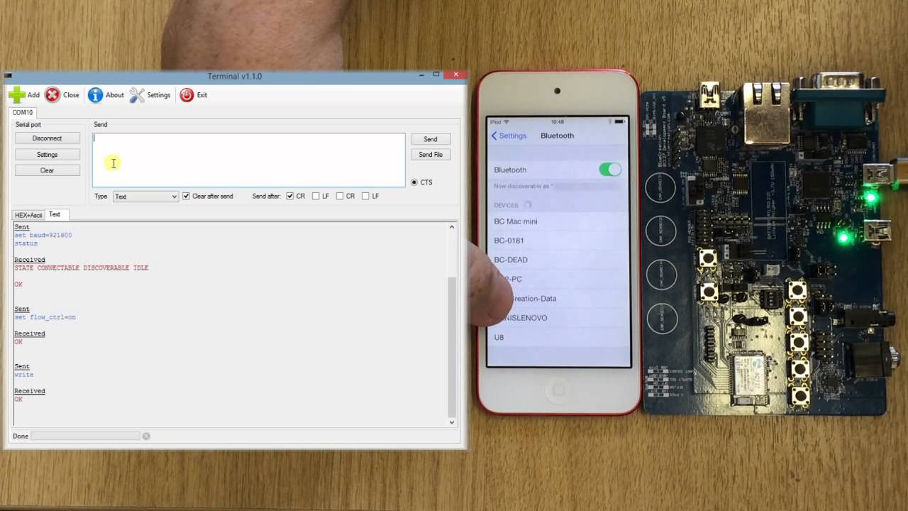 BC127: High Speed Throughput Demo over iAP2 - YouTube