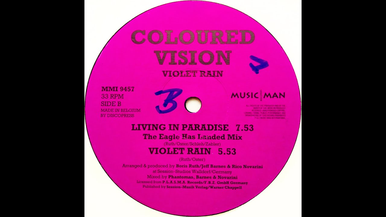 Coloured Vision • Violet Rain (1994) - YouTube