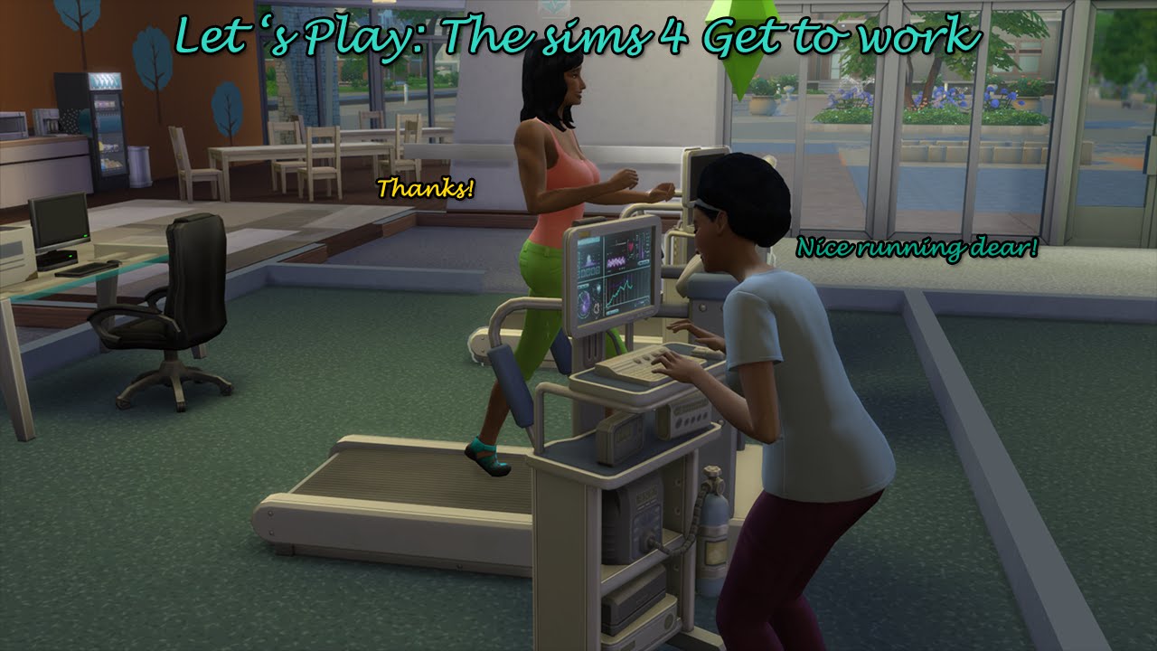Let's play: Sims 4 get to work,Nice running dear! - YouTube