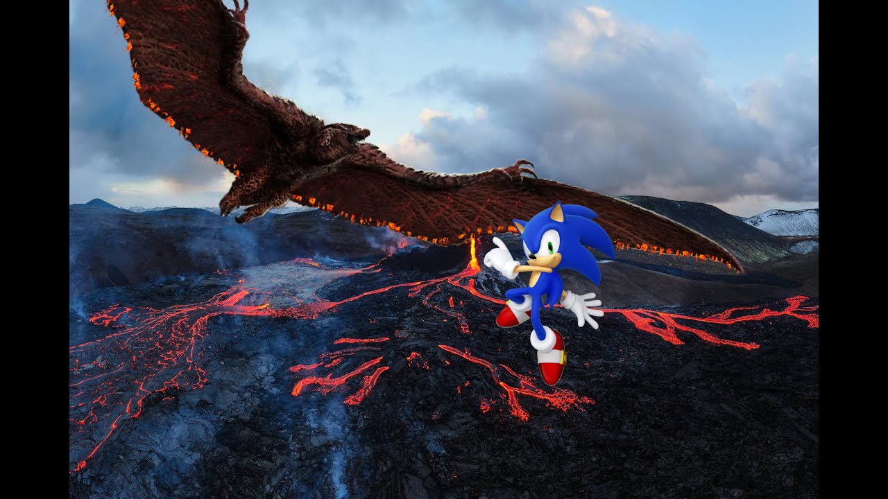 Sonic the Hedgehog vs Rodan Stopmotion - YouTube