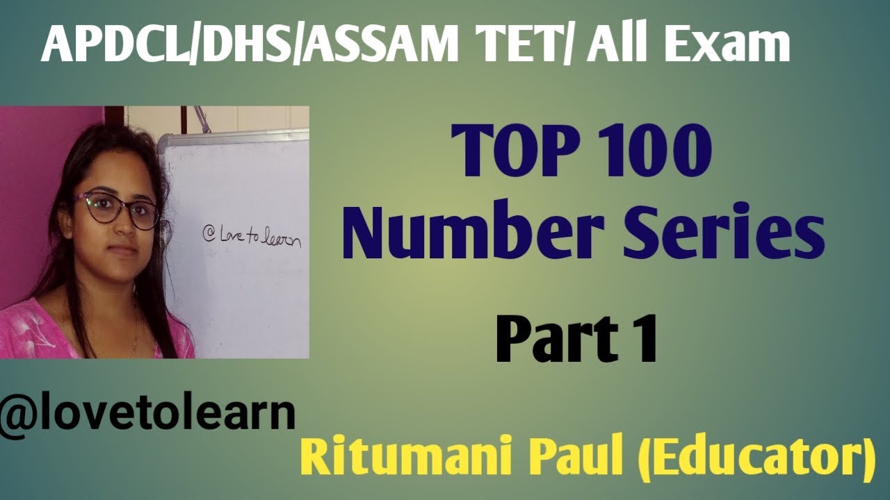 Number Series Part1 Top 100 Different Types Of Number Series For Number Series Part1 Top 100 Different Types Of Number Series For