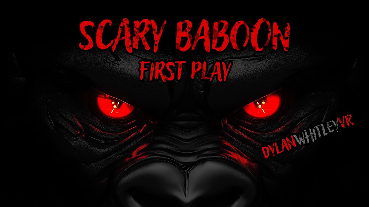 Scary baboon. Volume and horror warning! #scarybaboon #vr #metaquest ...