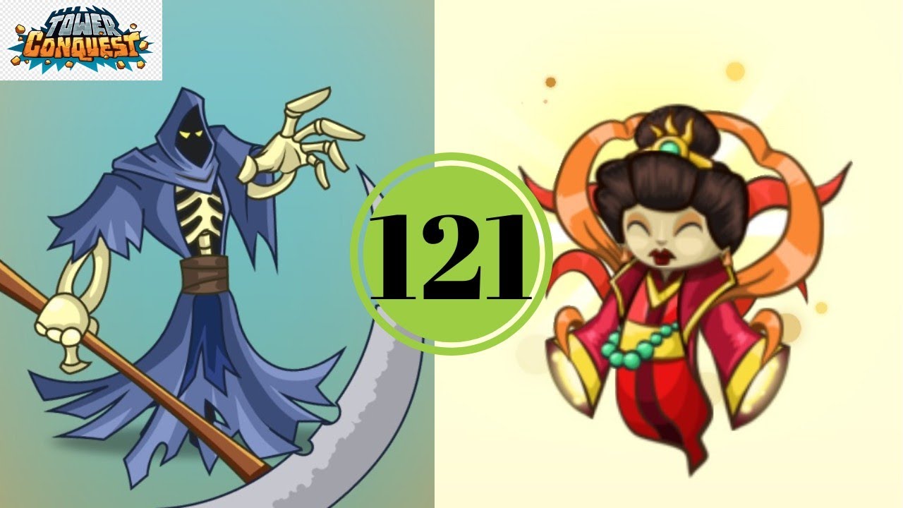 Tower defens:Tower Conquest gameplay walkthrough best team {ios ...