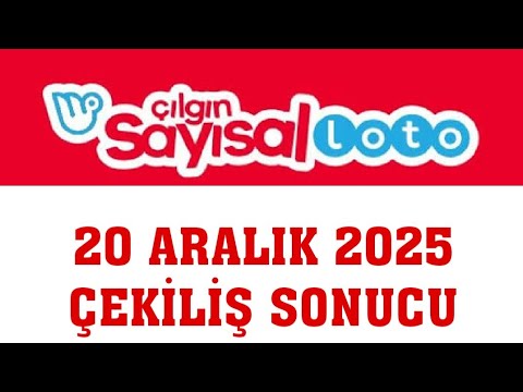 Çılgın Sayısal Loto Çekiliş Sonuçları 20 Aralık 2025
