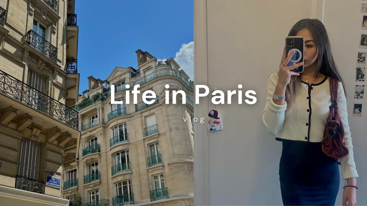 Life in Paris | intense studying, cooking, and friends - YouTube